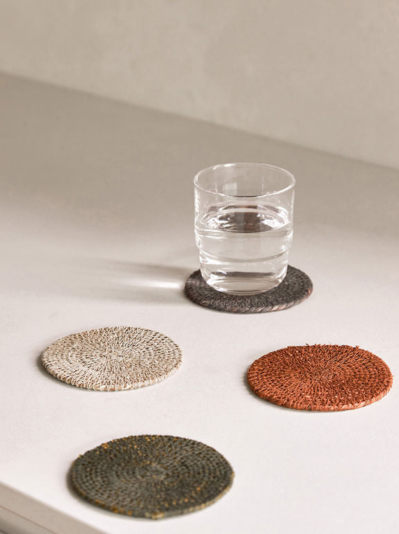 Pinto Coaster Set of 4 / Ivy - Woodend General